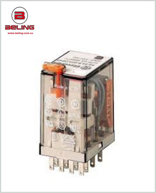 Beling - RELE DE 4 CONTACTOS CON BASE 220V